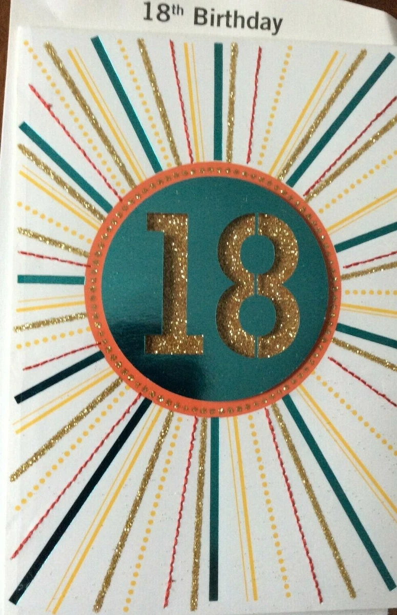 Happy 18th Birthday Card