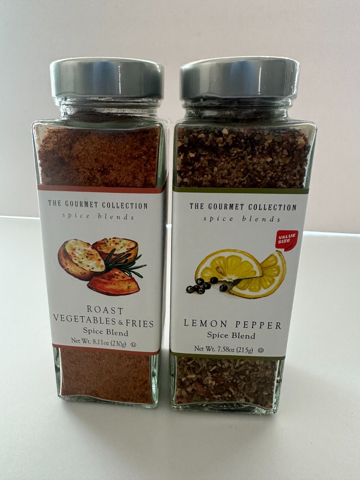 2 X The Gourmet Collection Spice Blends Roast Vegetables & Lemon Pepper ...