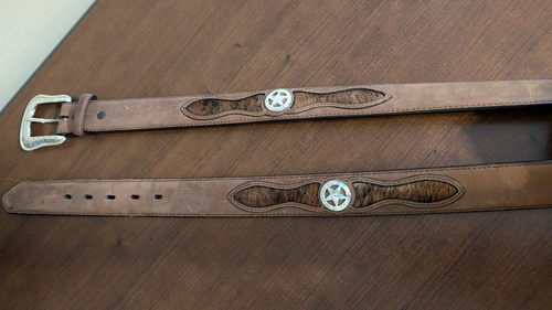 RANGER BELT COMPANY Men's Leather Belt-Size 44 WB252 Genuine Leather ...