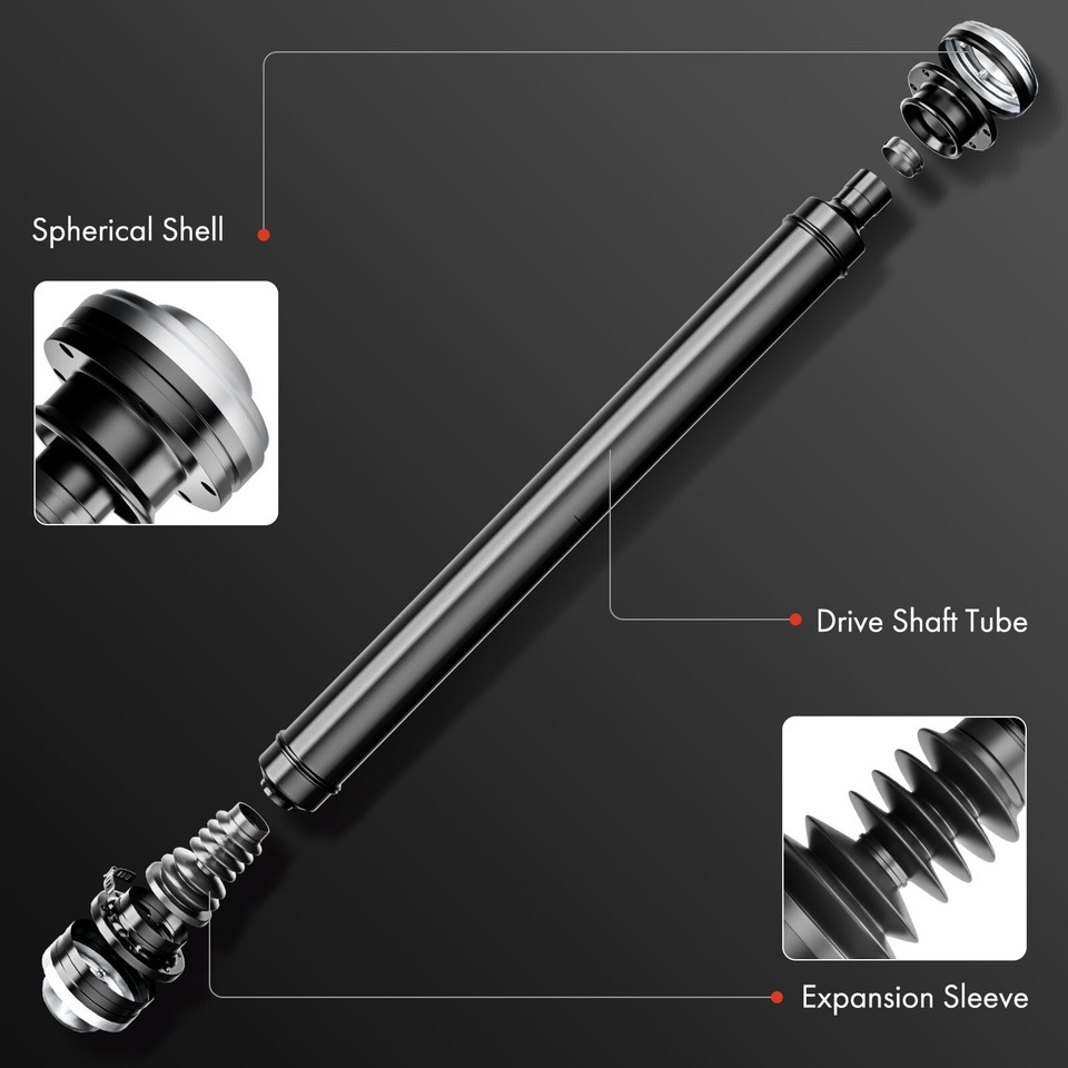 Front Driveshaft Prop Shaft Assembly for Mercedes-Benz W166 GLE350 ...