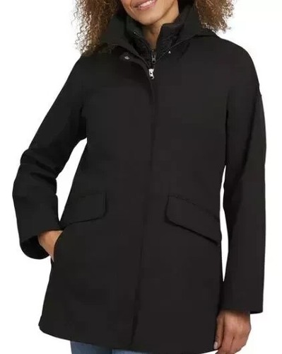 Lands' End Women's 3-in-1 Systems Jacket, Black, Size S | eBay