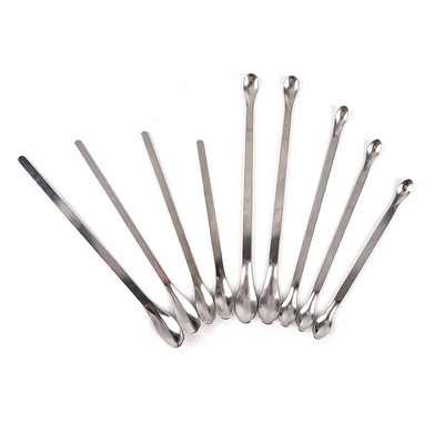 Double-head Stainless Steel Lab Spoon Scraper Dental Instruments ...