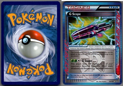 2013 Pokemon, Plasma Blast, #93/101 G Scope, Holo Rare Ace | eBay