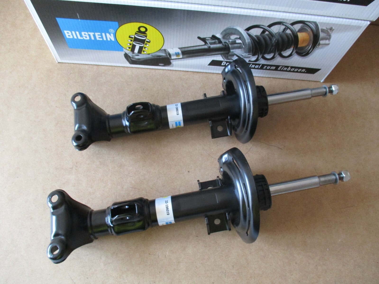 2x BILSTEIN 22-196019 Stoßdämpfer B4 VORNE für MERCEDES BENZ C KLASSE ...