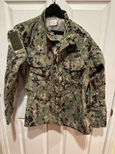 US Navy USN NWU Type III Working Uniform Blouse Jacket Size Small ...