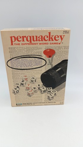 PERQUACKEY The Different Word Game Vintage 1975 Complete | eBay