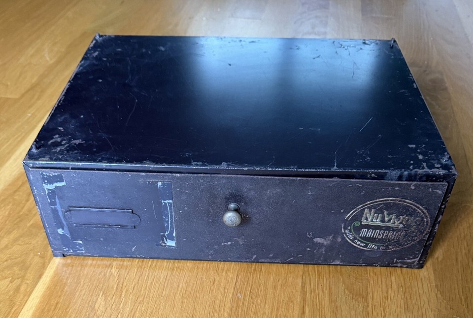 Vintage Vigor Metal 1-Drawer Watch Parts Storage Cabinet - Watchmaker ...