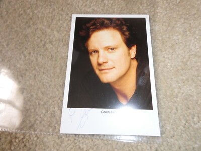 Movie TV Actor Colin Firth Signed 6x4 Photo Photograph | eBay