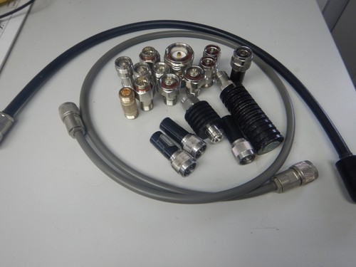 Lot of Anritsu / Wiltron RF Coaxial Adapters Calibration Cables and ...
