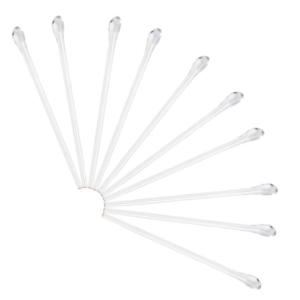 10 Pcs Transparent Plastic Eyeglass Temple Tips End Covers Flexible ...