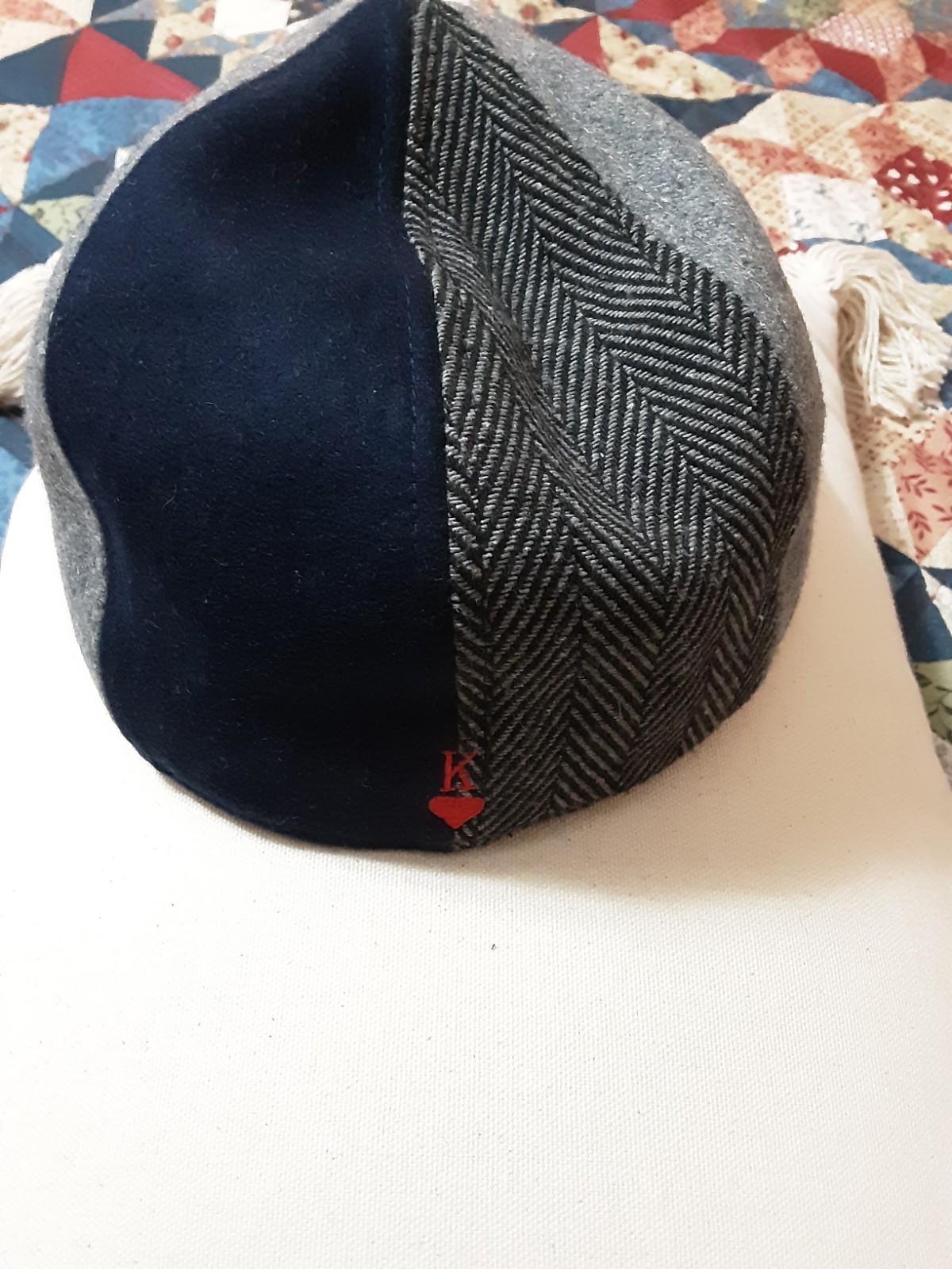 Boston Scally King Of Hearts Cap, W/Pin, Size M/L, VG Condition, Worn ...