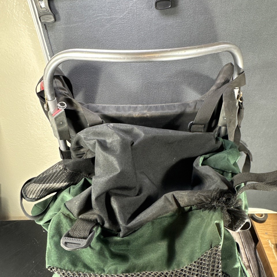 Vtg 90’s Jansport Backpacking Hiking Blue External Aluminum Frame Made ...