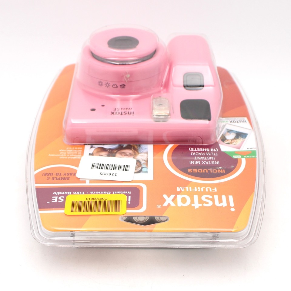 Fujifilm Instax Mini SE Instant Camera In Pink Blister With Instant ...