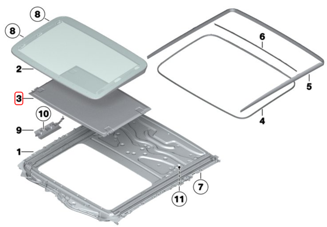 BMW 54107255617 Genuine OEM Factory Original Sunshade for sale online ...