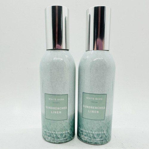 2 White Barn Bath & Body Works SUNDRENCHED LINEN Concentrated Room ...