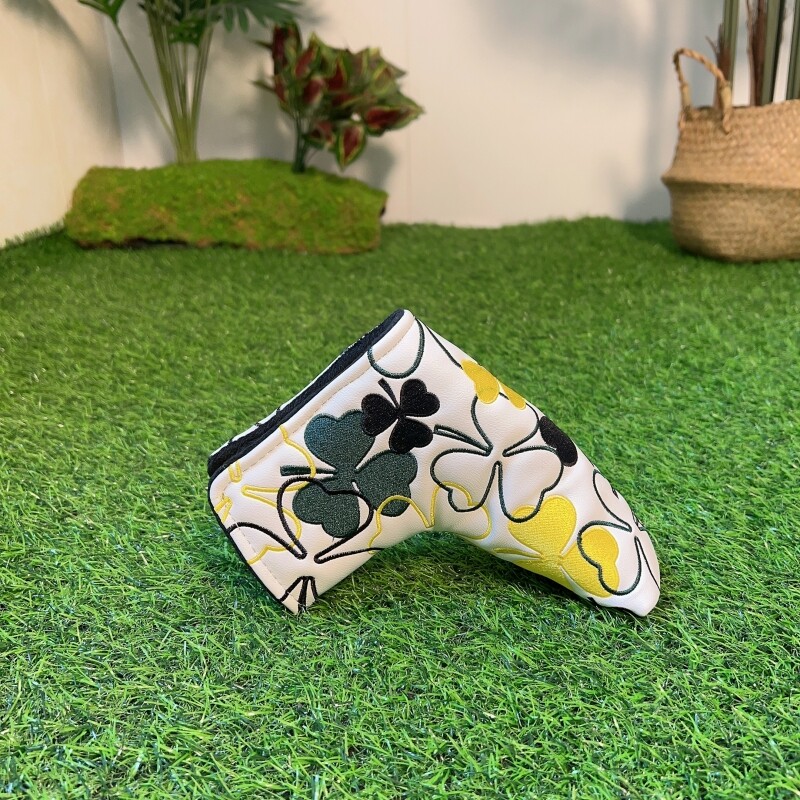 Four-leaf Clover Golf Club Head Cover Driver Fairway Woods Hybrid UT ...