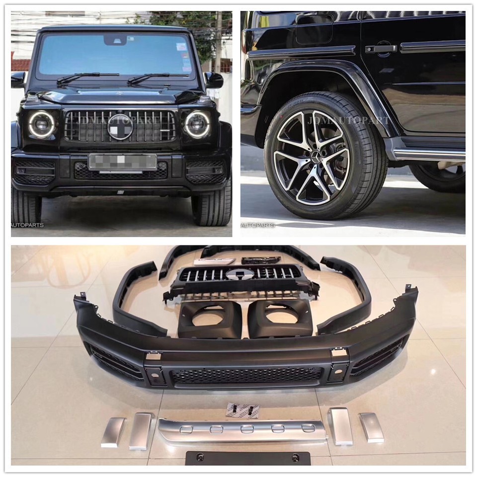 PP Front Bumper Carbon Fiber Front Lip TC Styles For Mercedes W464 AMG ...