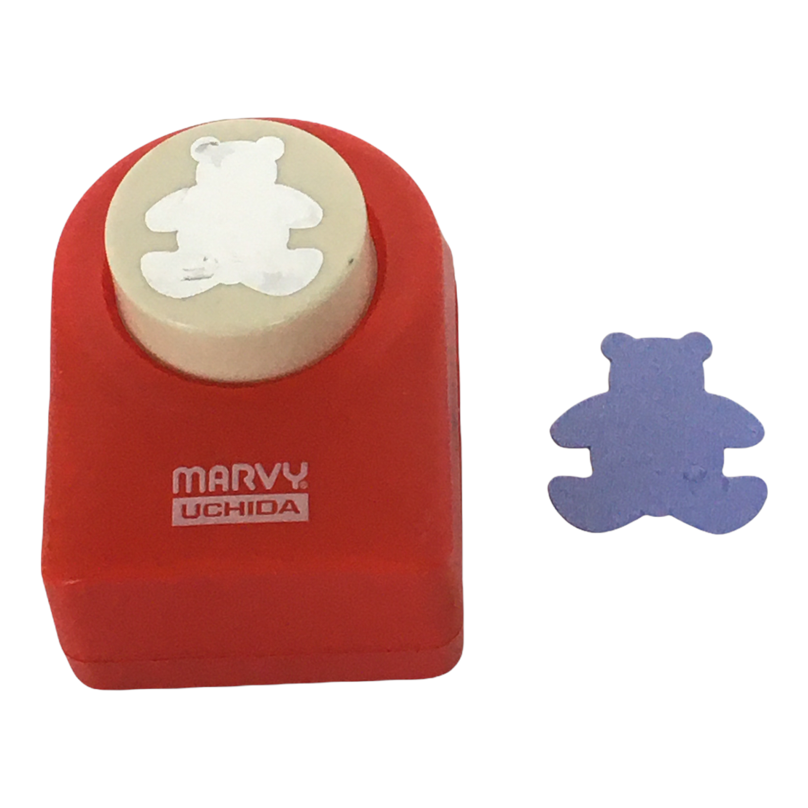 Marvy Uchida Paper Punch Teddy Bear Toy Shape Christmas Card Making ...