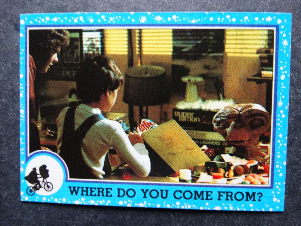 1982 Topps E.T. The Extra Terrestrial Trading Card Complete Your Set U ...