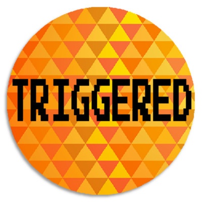 Triggered - Circle Sticker Decal 3 Inch - Trigger Warning | eBay
