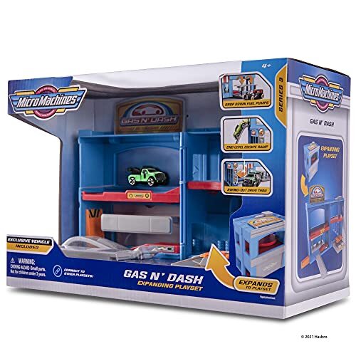 Micro Machines Medium Transforming Playset Gas N Dash - Expanding ...