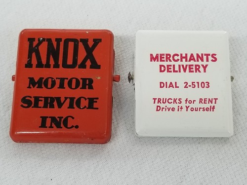 2-Vintage 1940s/50s Knox Motor Service & Merchants Delivery Adv Invoice ...