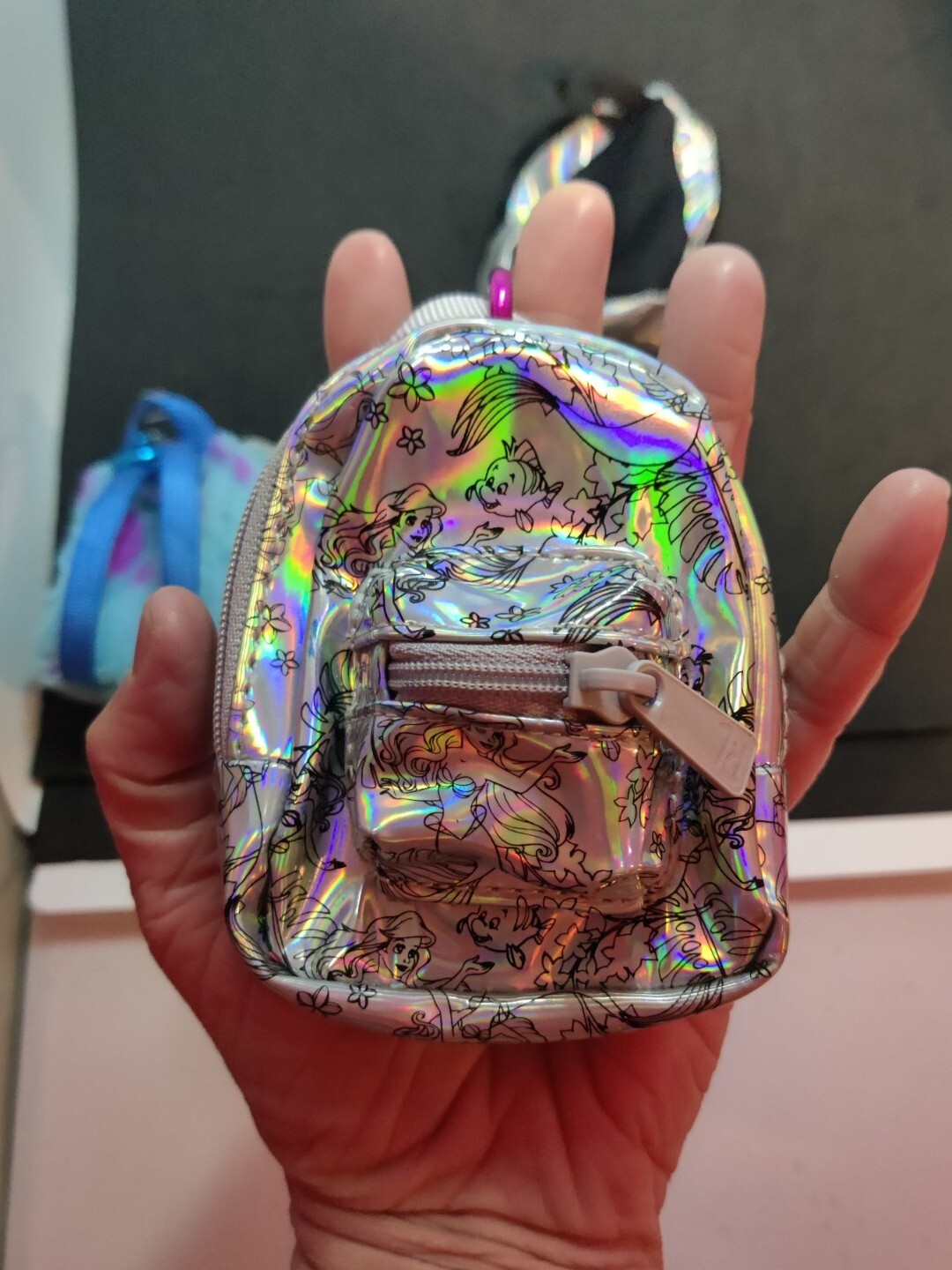 Lot of 3 Real Littles Backpack 4" Little Mermaid Ariel, Sully Monsters ...