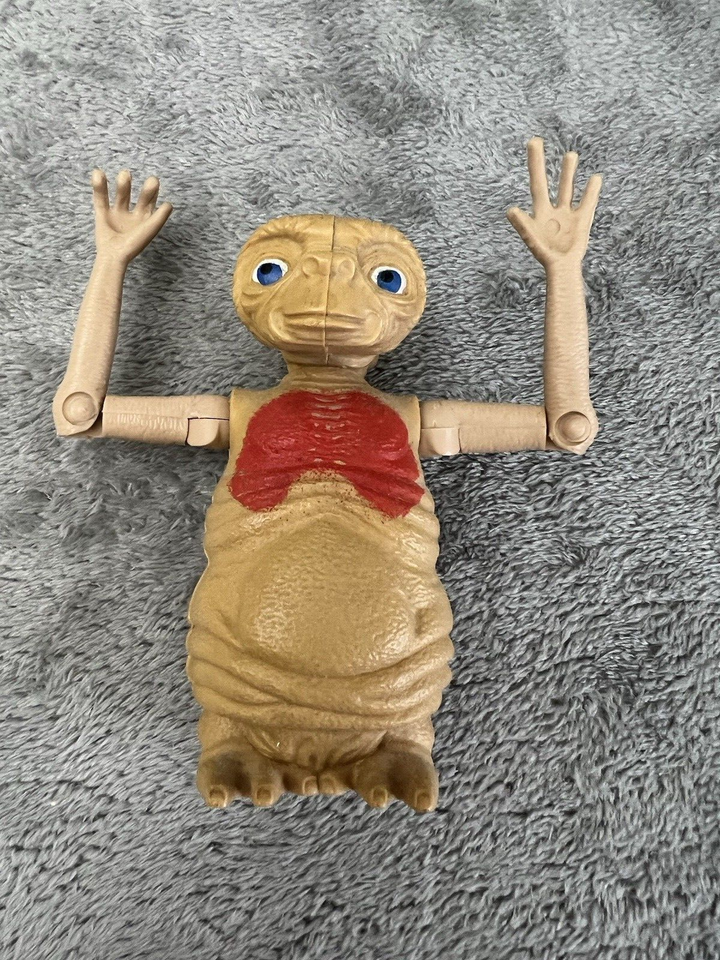 LJN ET Extra Terrestrial 4" Action Figure Extending Neck Toy 1982 ...