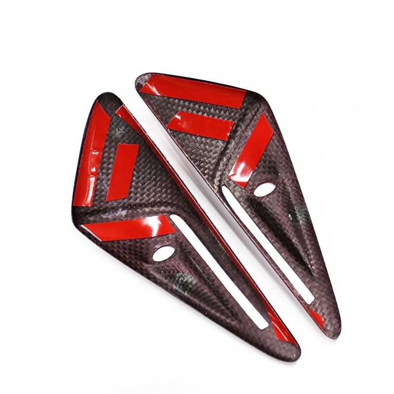 Forged Carbon Fiber Front Side Fender Cover Trim For 2020-2022 Tesla ...