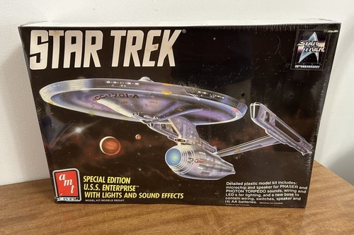 SEALED 1991 Ertl AMT Star Trek Special Edition USS Enterprise Model Kit ...