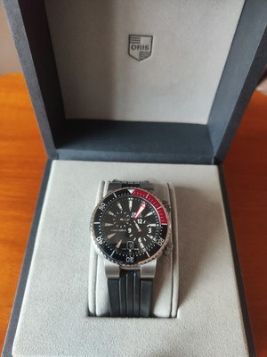 Oris 649 7541 Regulatuer Der Meistertaucher 1000m dive watch ...