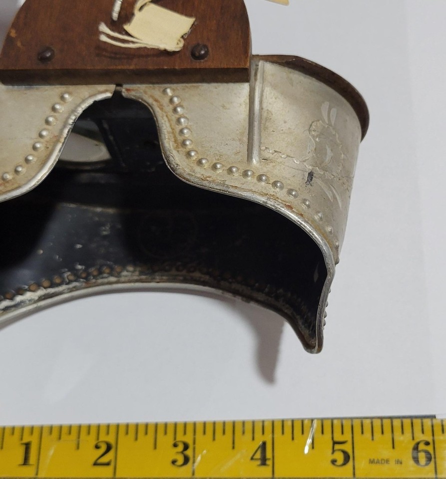 Vintage Holmes Stereoscope Viewer Wood Metal Hood Dual Lenses ...