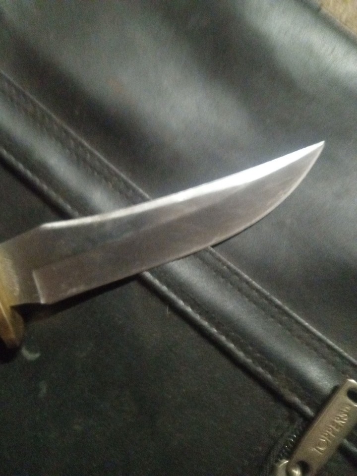 Vtg Schrade Super Sharp Uncle Henry 153UH Fixed 5" Blade Knife Great ...