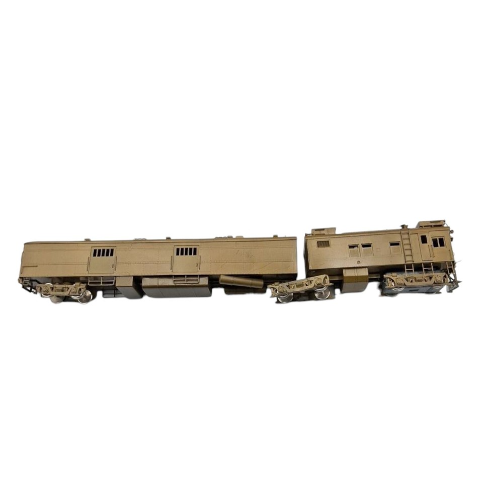 Hallmark Brass HO Scale ATSF Santa Fe M-190 Articulated EMC Gas ...