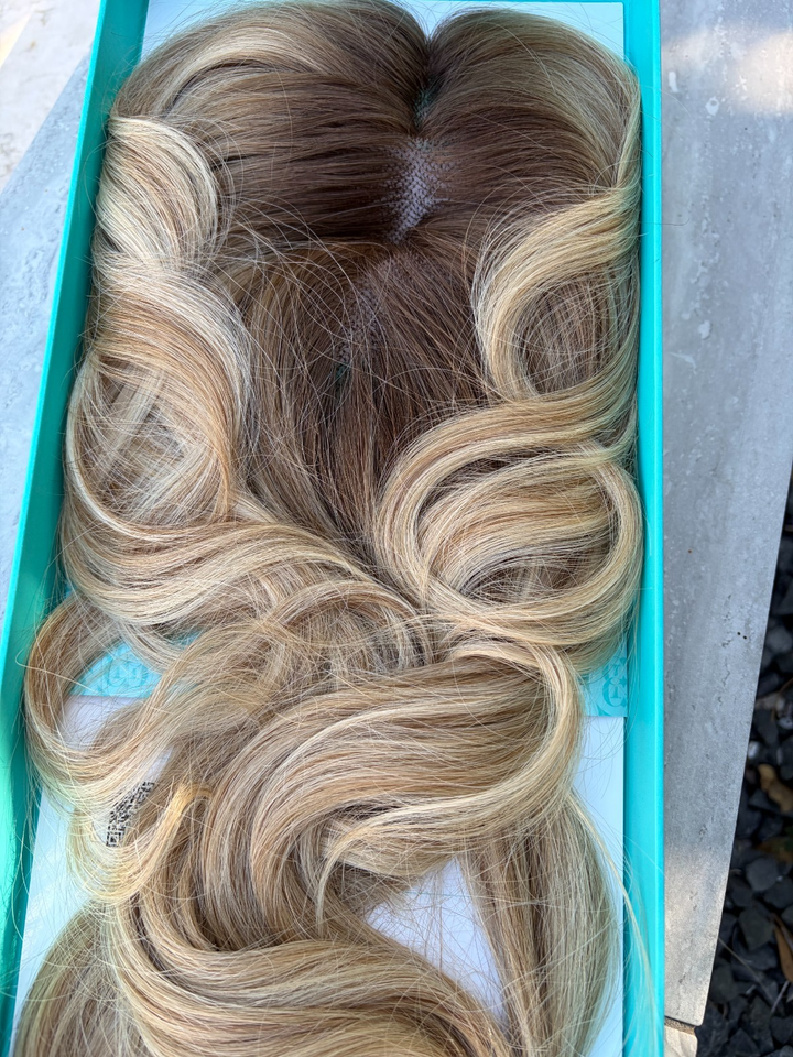 Brand New Halo Couture 16" ORIGINAL FALL® HAIR TOPPER Balayaged by ...