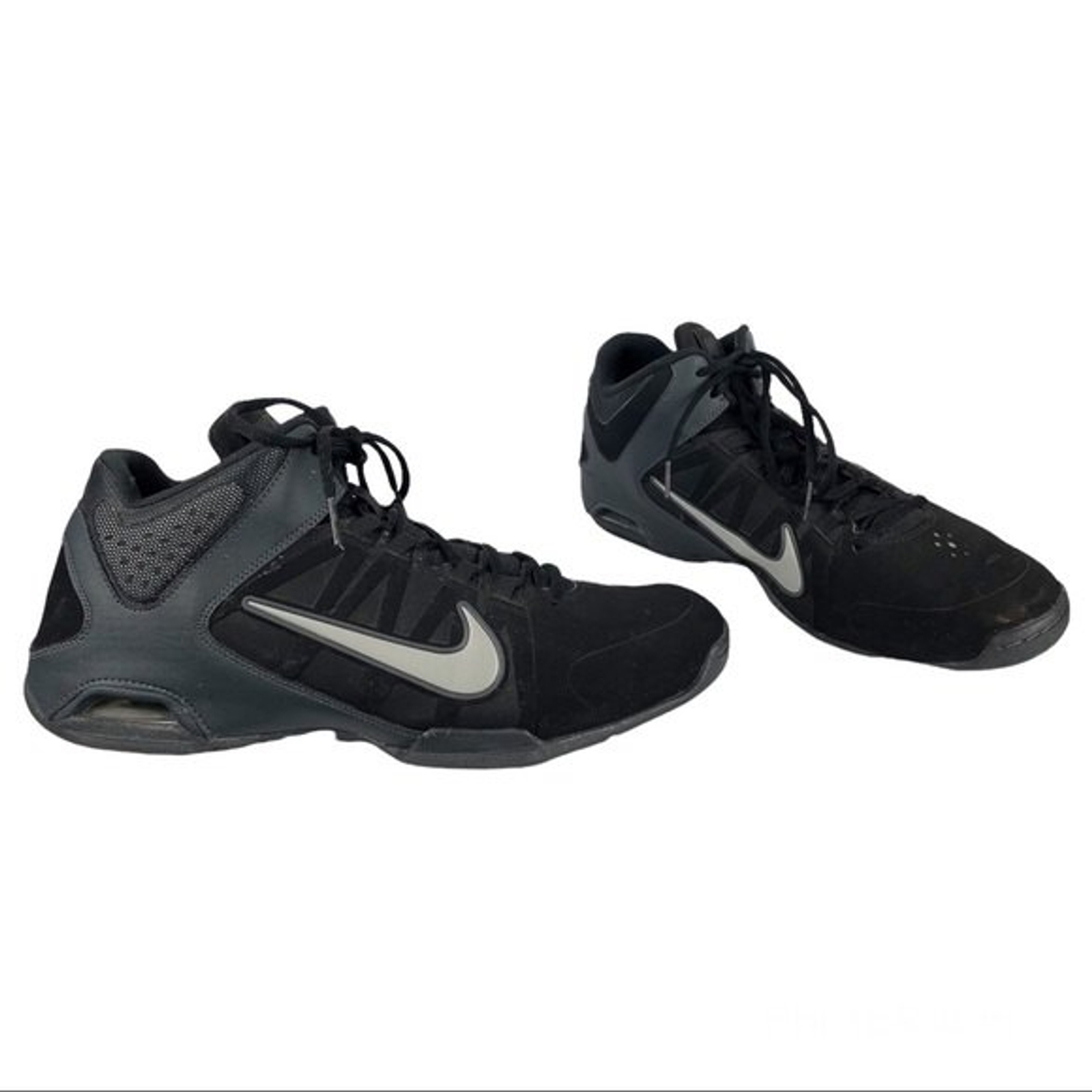 Nike Air Visi Pro 4 Black Basketball Sneakers Sz 12 - Gem