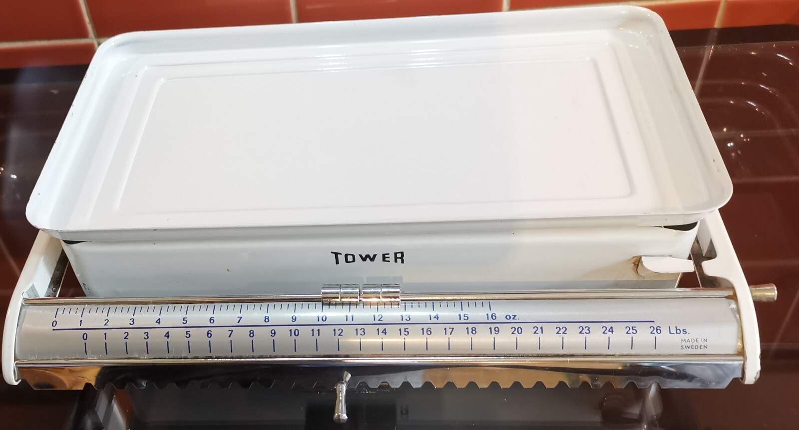 Vintage Tower Balance Beam Kitchen Scales. Made in Sweden | eBay UK