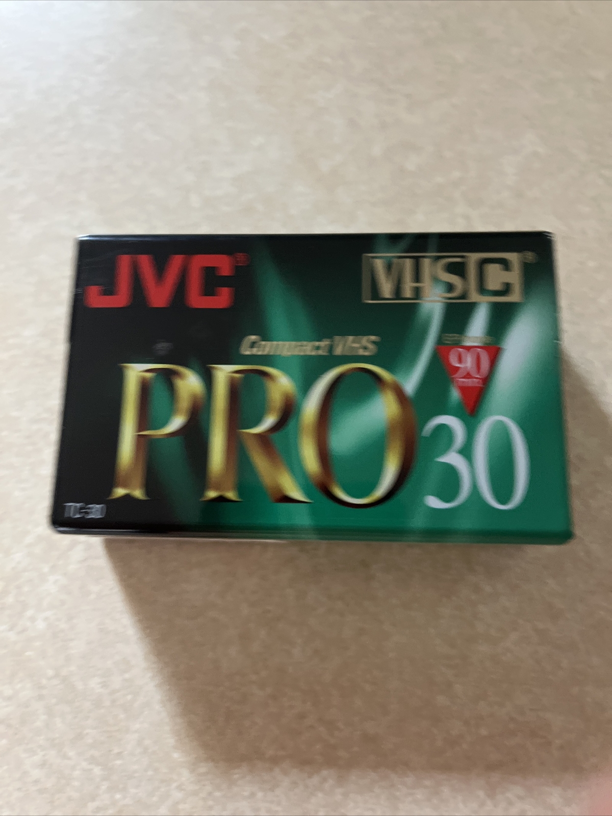 JVC TC-30 PRO Compact VHS-C Camcorder Tape 90 Min. Factory Sealed New ...