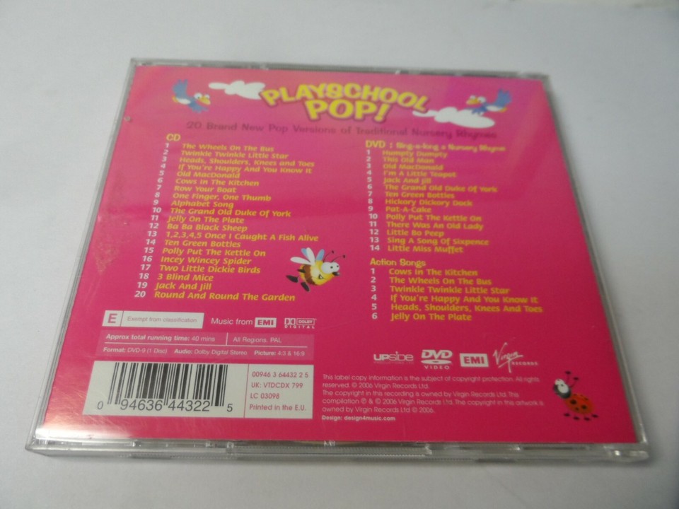 Various Artists - Playschool Pop! - (40-Track Album) - 2 CD Set ...