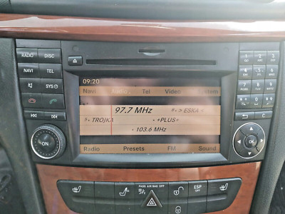 MERCEDES CLS W219 / E-CLASS W211 RADIO CD PLAYER SAT NAV HEAD UNIT ...