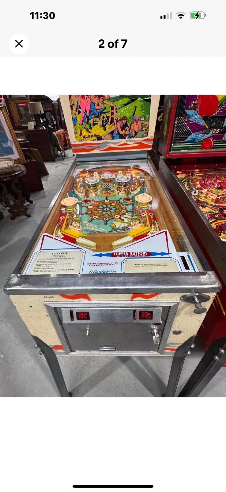 Buccaneer Pinball Machine | eBay