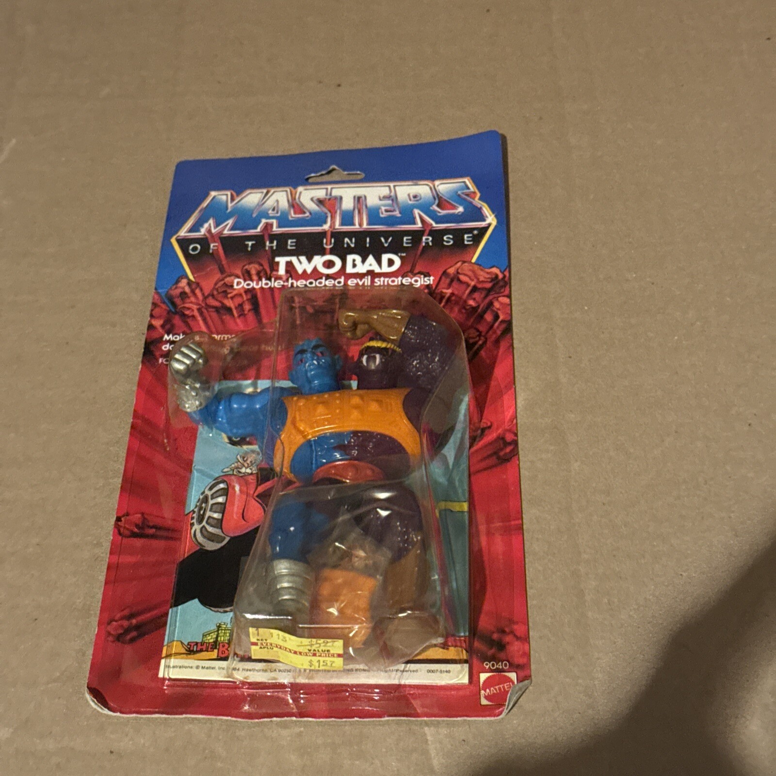 MOTU, Two Bad, Masters of the Universe, carded, sealed/NIB figure, He ...