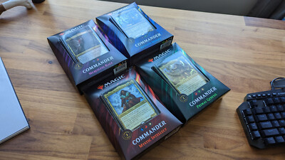 Commander 2019 - Set of 4 - MTG - Factory Sealed - FREE PRIORITY ...