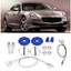 2x CNC Aluminum Universal Car Bonnet Hood Pin Lock Latch Appearance Kit ...
