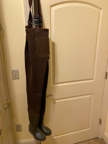 Herter's Mens Brown Round Toe Heel Fishing Wading Boots/Bib Size 5 | eBay