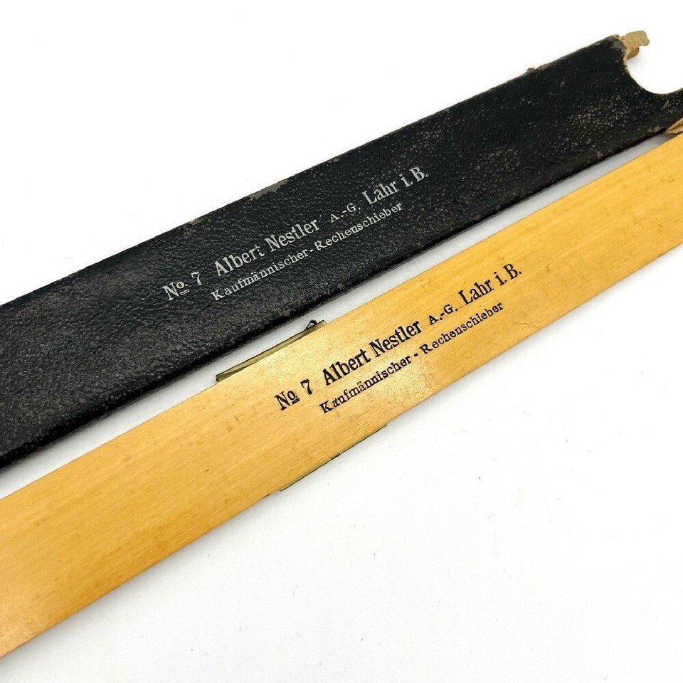 Rare Albert Nestler Slide Rule No. 7 w/ Case - Vintage Scientific ...