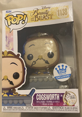 Funko POP! Disney Beauty And The Beast Cogsworth #1138 Funko Shop ...