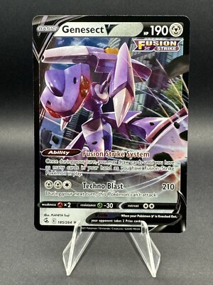 Pokémon TCG Genesect V Fusion Strike 185/264 Holo Ultra Rare | eBay