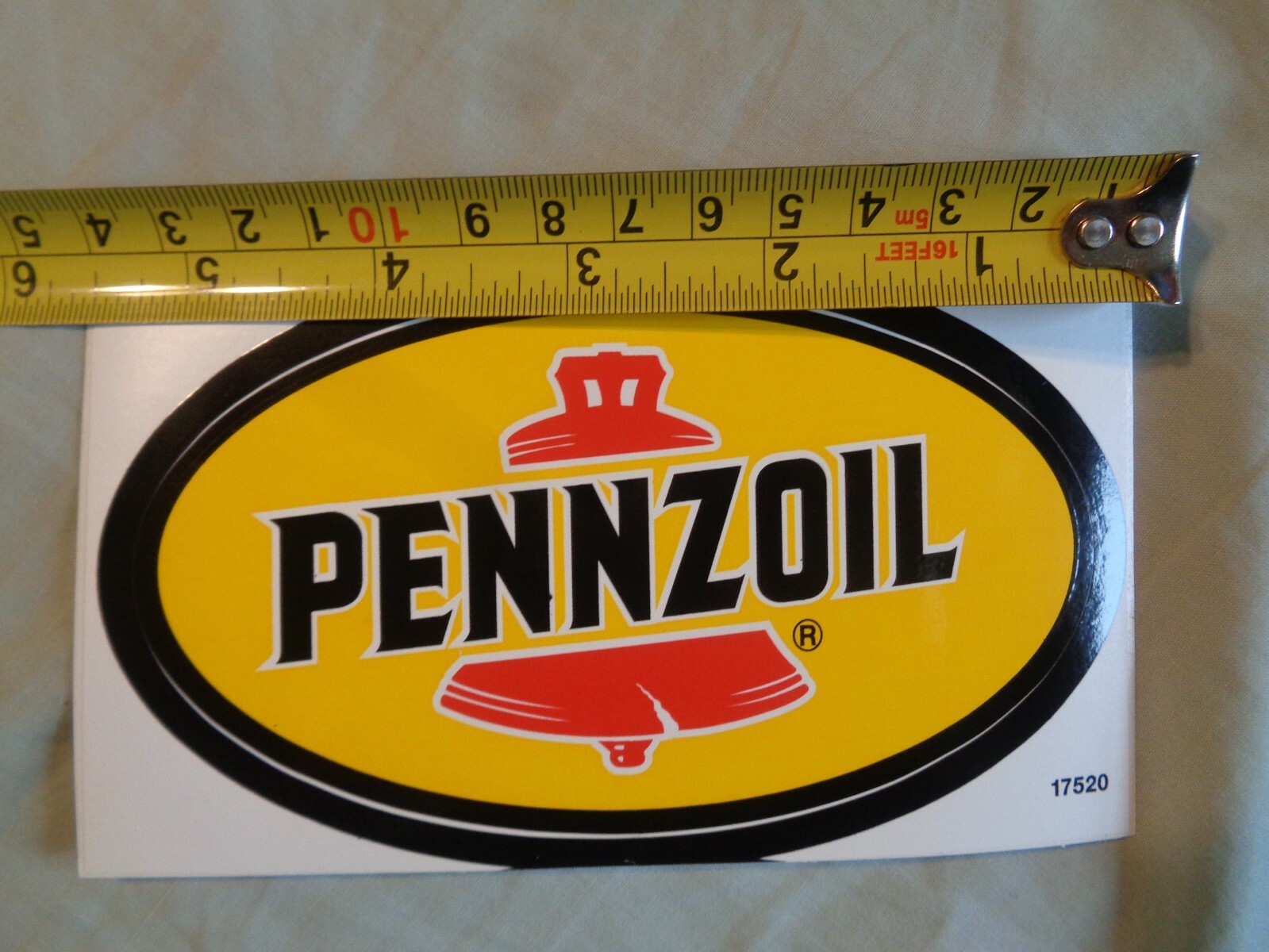PENNZOIL STICKER DECAL - NEW ORIGINAL SMALL 5 X 2 3/4 INCHES GAS OIL ...