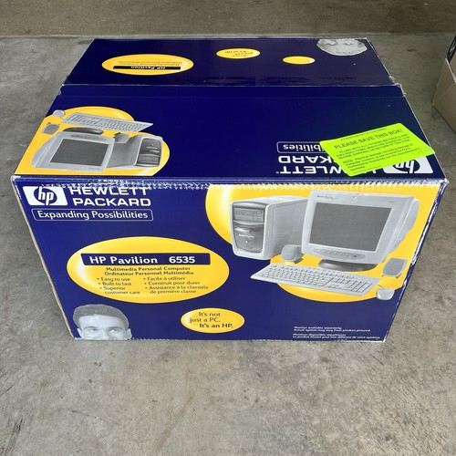 BRAND NEW IN BOX Vintage HP Pavilion 6535 Desktop Computer Celeron ...